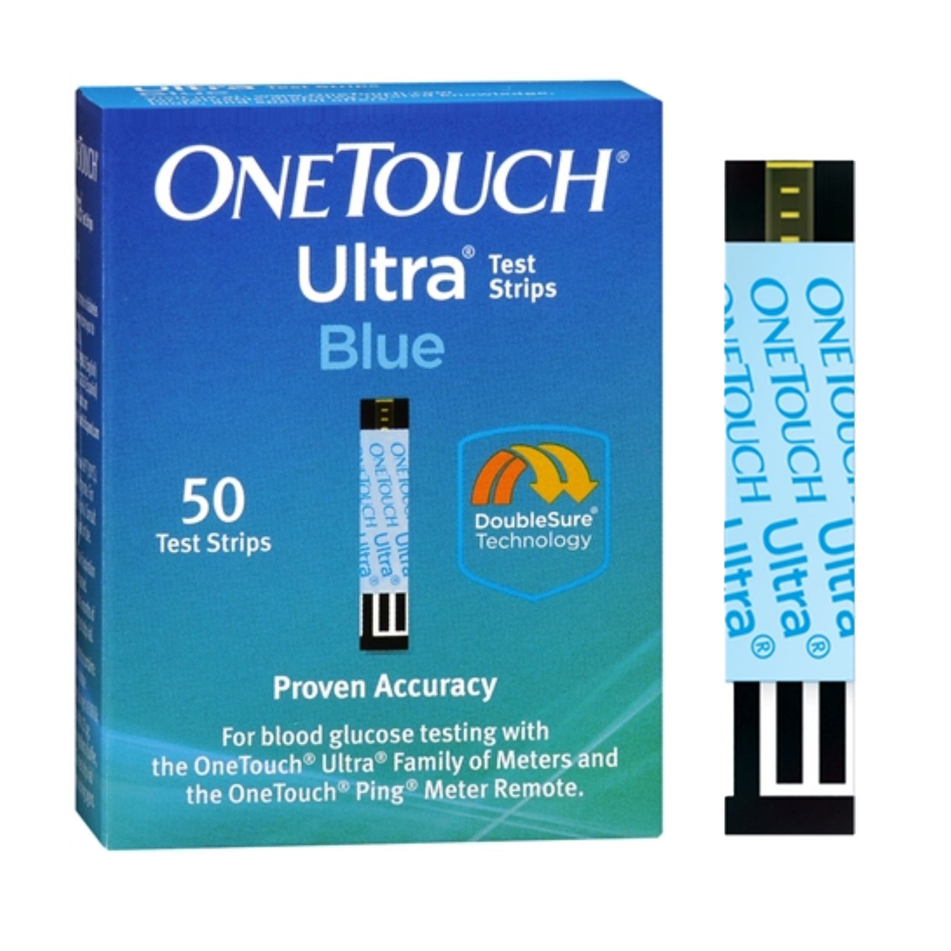 Blood Glucose Test Strips OneTouch Ultra 50 Strips per Pack For OneTou ...